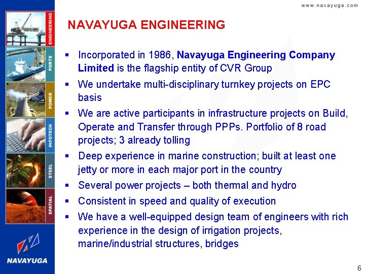 6 Business Areas Engineering Technology and Equipment Engineering