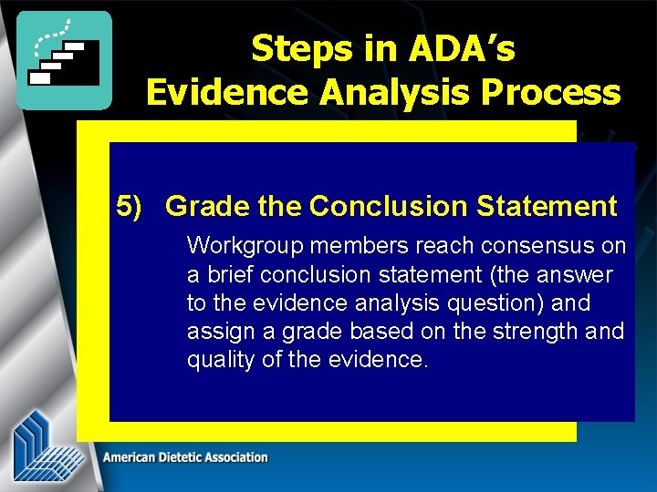 Evidence Analysis Library Part I EAL Part I