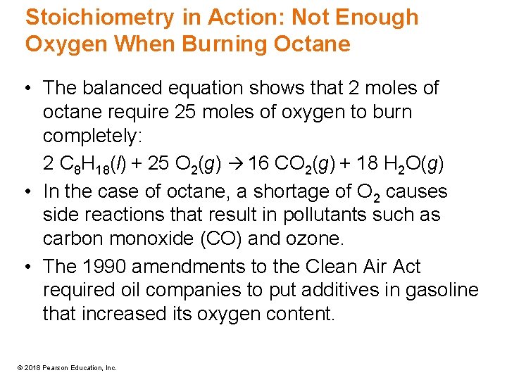 Lecture Presentation Chapter 8 Quantities in Chemical Reactions