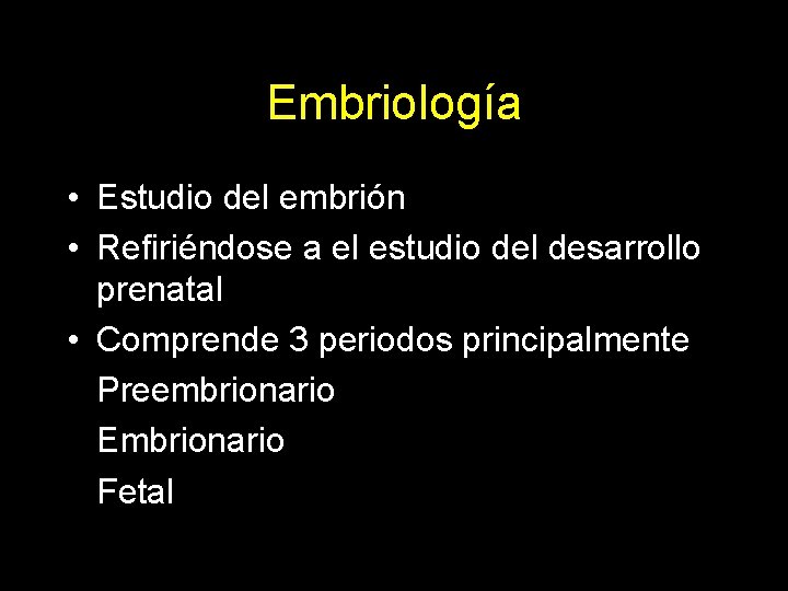 Introduccin a la embriologa del sistema nerviosos central