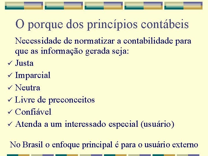 Estrutura Conceitual Bsica da Cotabilidade Versus Princpios Fundamentais