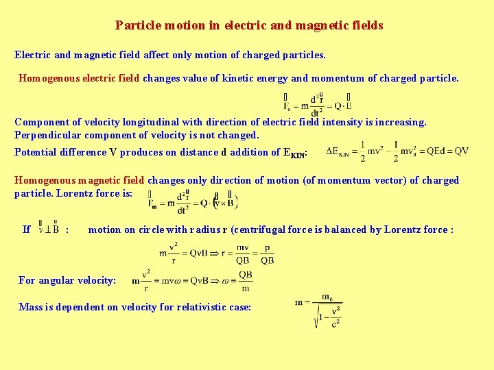 Experimental technique in subatomic physics Sources of particles