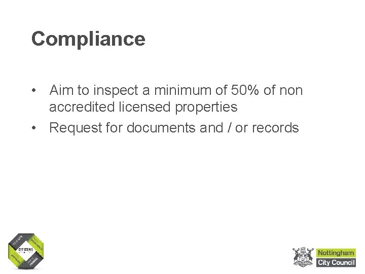 Selective Licensing What to expect at an inspection