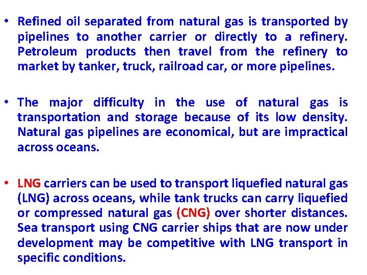 Transportation of oil BY DR GHULAM ABBAS Transportation