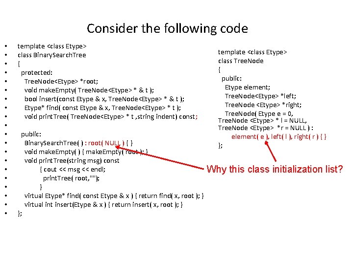Trees Chapter 4 Binary Search Trees Review Definition