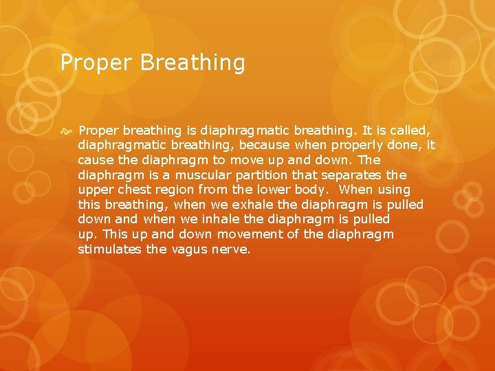 Diaphragmatic Breathing Dr Ron Mottern Introduction Breath is