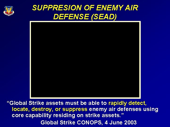 Headquarters Air Combat Command USAF Selfpropelled Munitions Col