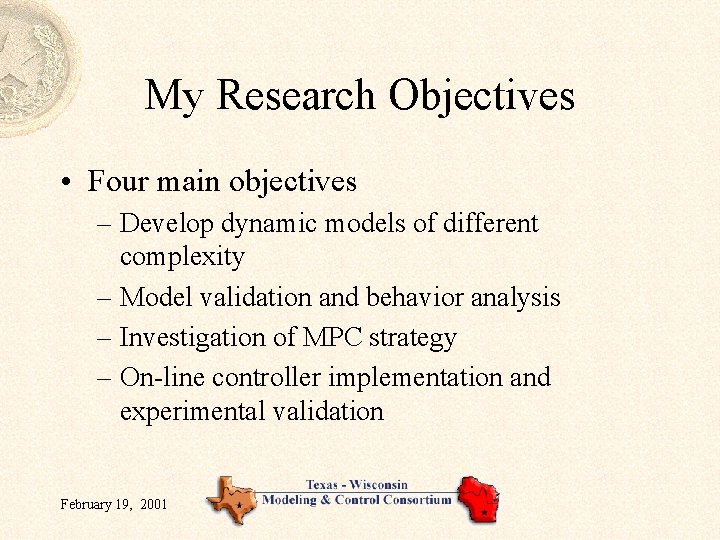 Dynamic Modeling and Model Predictive Control for Packed