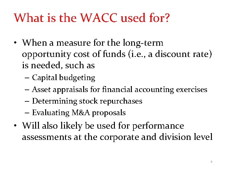 What Is Mortensens Assignment Calculate A Corporate Wacc