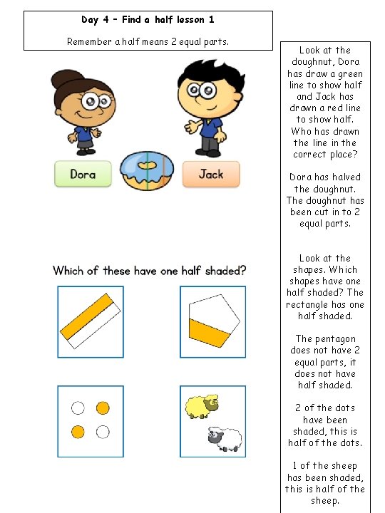 Year 1 Learning Pack SILVER Week beginning 08