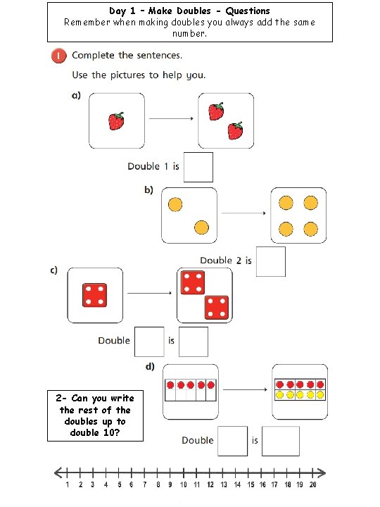 Year 1 Learning Pack SILVER Week beginning 08