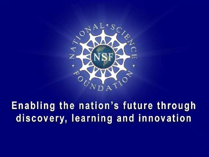 NSF Draft Strategic Plan for Data Data Analysis