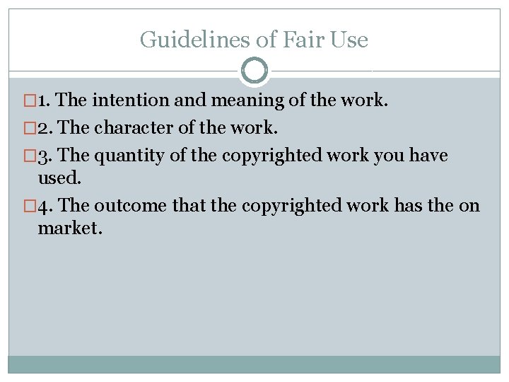Fair Use and Copyright BY KATIE GREENWOOD Copyright