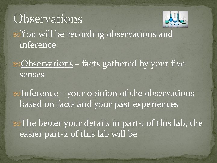 Our Ideas About Matter 7 th Grade Science