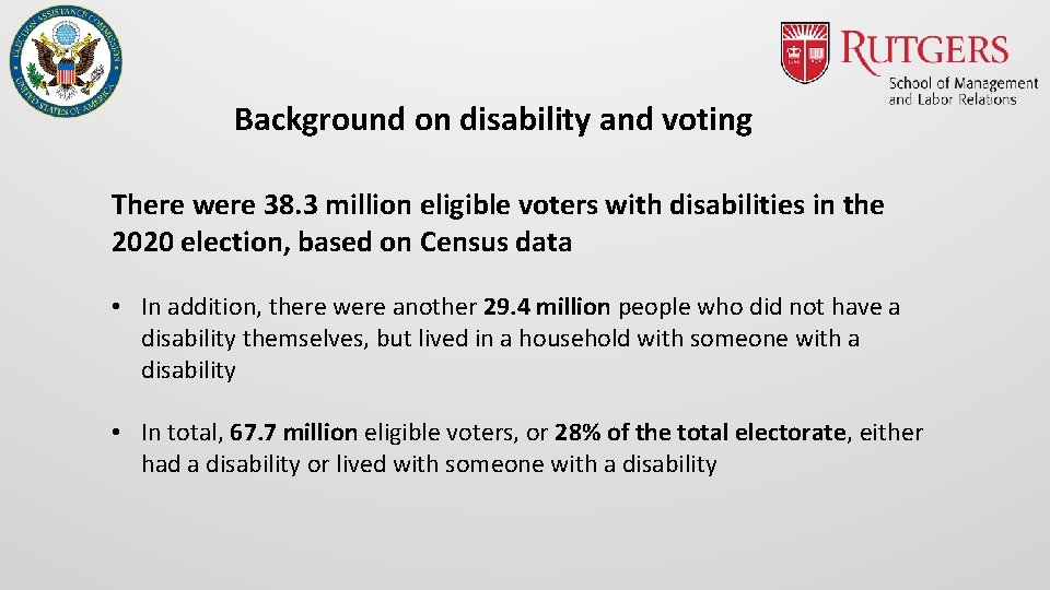 Disability and Voting Accessibility in the 2020 Elections
