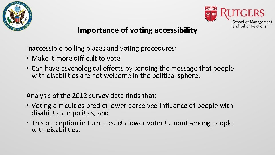 Disability and Voting Accessibility in the 2020 Elections