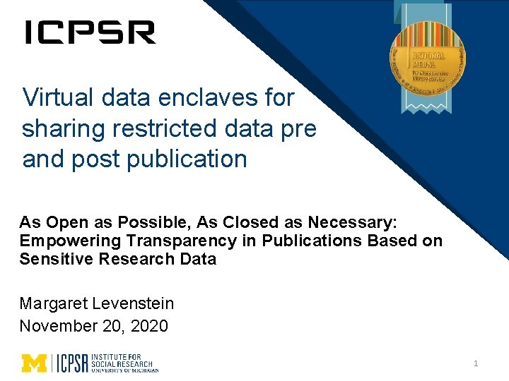 Virtual data enclaves for sharing restricted data pre
