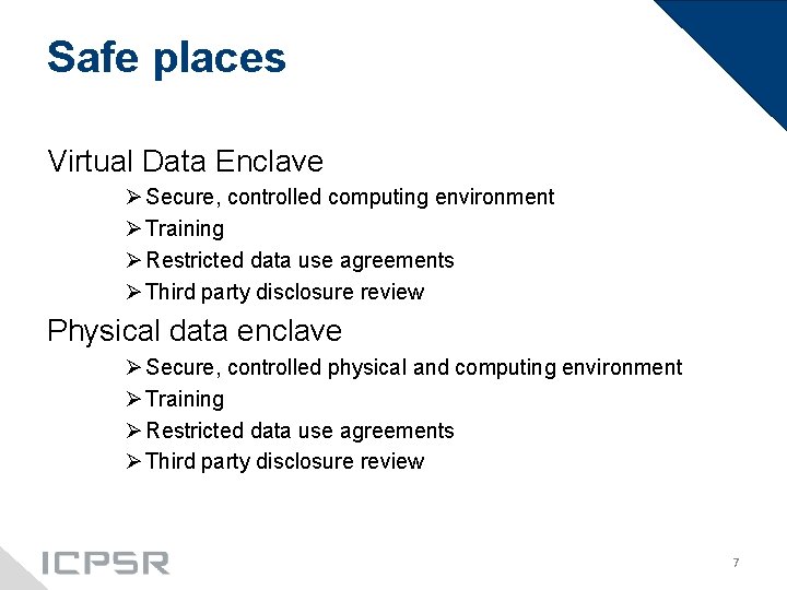 Virtual data enclaves for sharing restricted data pre