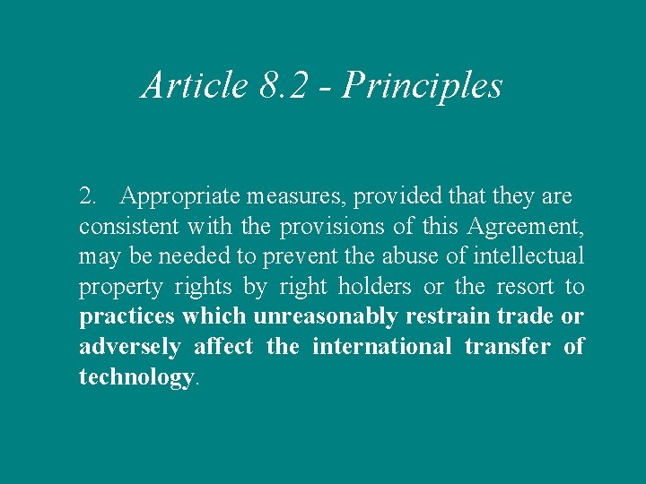 Use of competition rules to address abuses of