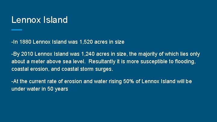 Global Citizenship Learning ErosionRising Sea Levels in PEI