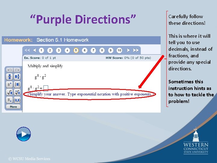 Using My Math Lab to Succeed General Tips