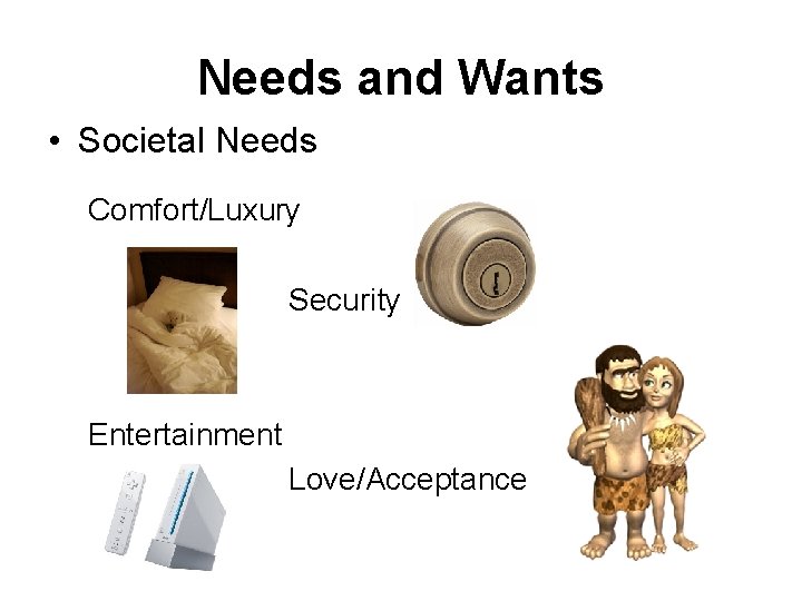 Introduction to Macroeconomics Basic Economic Concepts Needs and