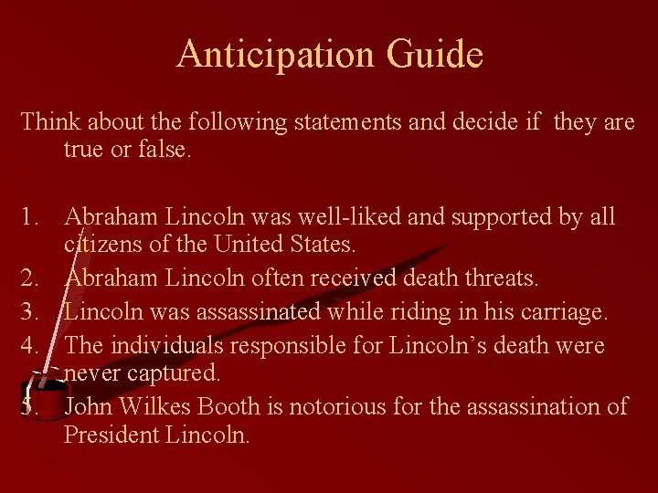 Lincoln A Photobiography by Russell Freedman Essential Question