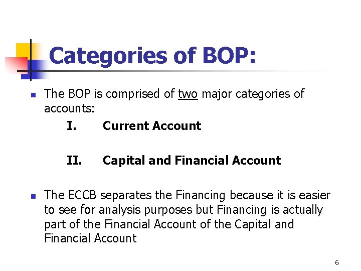 Integrating the BOP in the National Accounts By