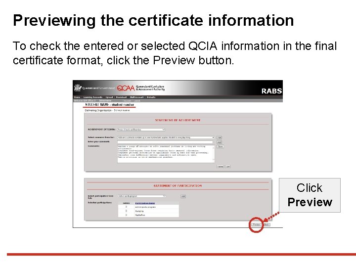 Preparing for verification 160427 Queensland Certificate of Individual