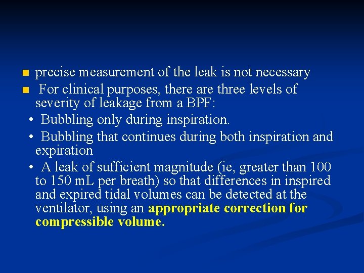 Bronchopleural Fistula Definition n A bronchopleural fistula BPF