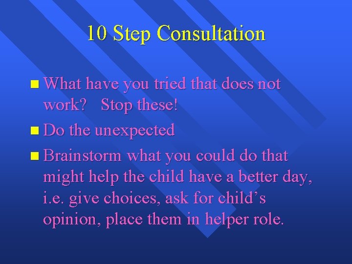 Reality Therapy Glassers Control theory Eight Steps Build