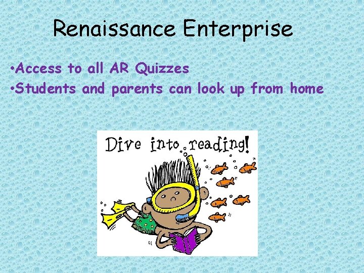 Renaissance Enterprise Access to all AR Quizzes Students