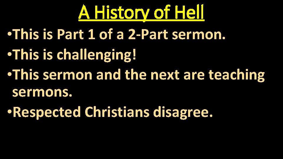 A History of Hell A History of Hell