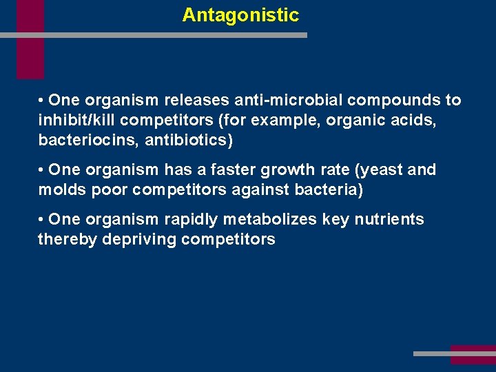 Food Microbiology 1 Unit 4 Microbial Growth IV