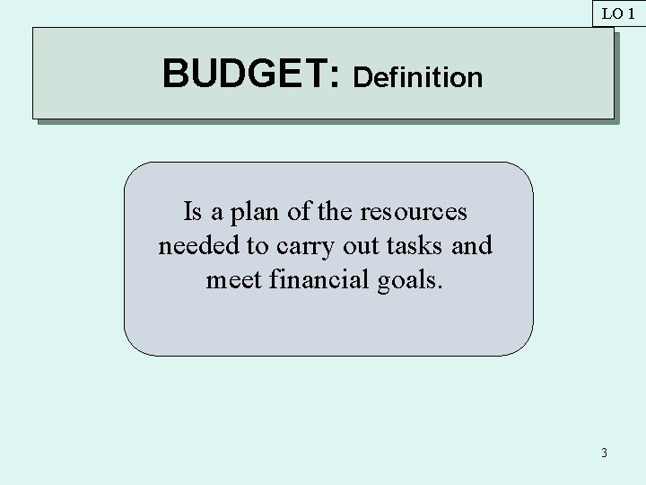 CHAPTER 9 Profit Planning and Budgeting Power Point