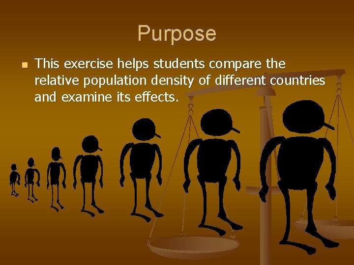 Population Density Exploring the relationship between population and