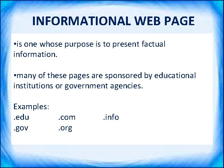 Evaluation of Web Resources Evaluation making of a