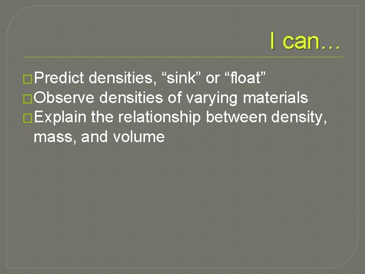 Forces In Fluids Physical Science 3 rd Period