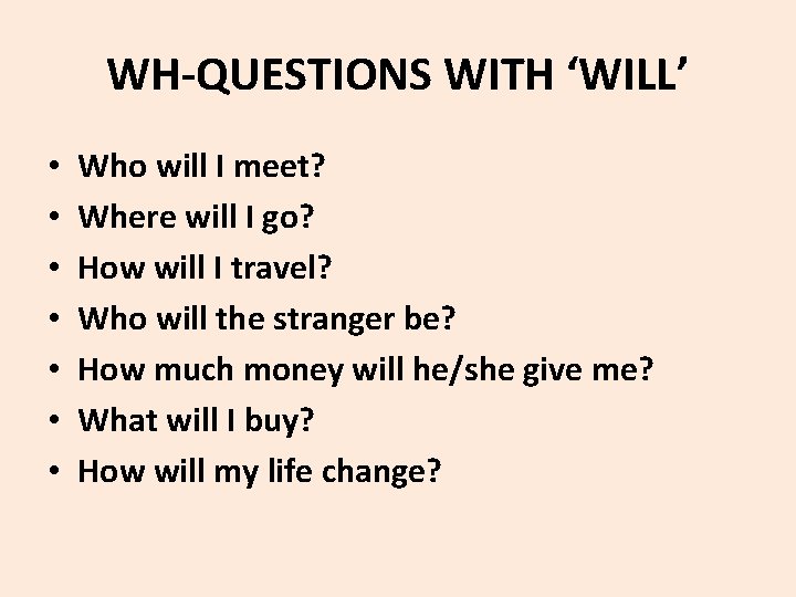 WHAT WILL HAPPEN VOCABULARY STRANGERsomeone you dont know