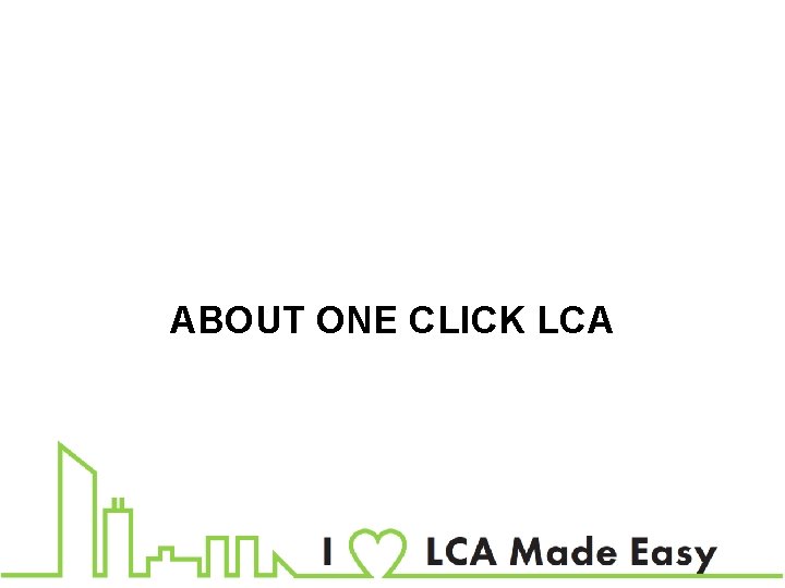 LCA REPORT SAMPLE BUILDING LONDON UK Bionova Ltd