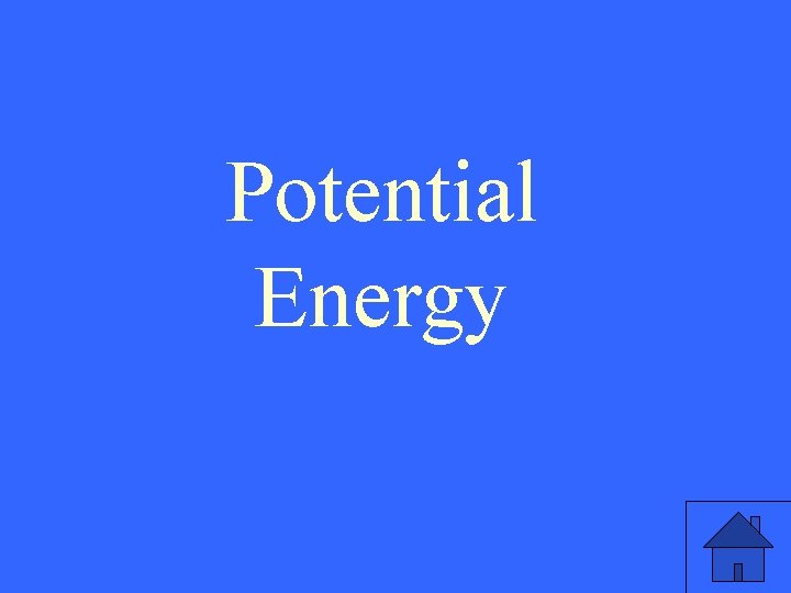 Energy Vocabulary Electrical Energy Potential Kinetic Energy Conversions