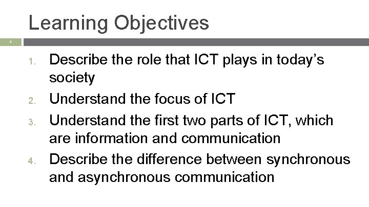 1 1 INTRODUCING INFORMATION AND COMMUNICATION TECHNOLOGY D