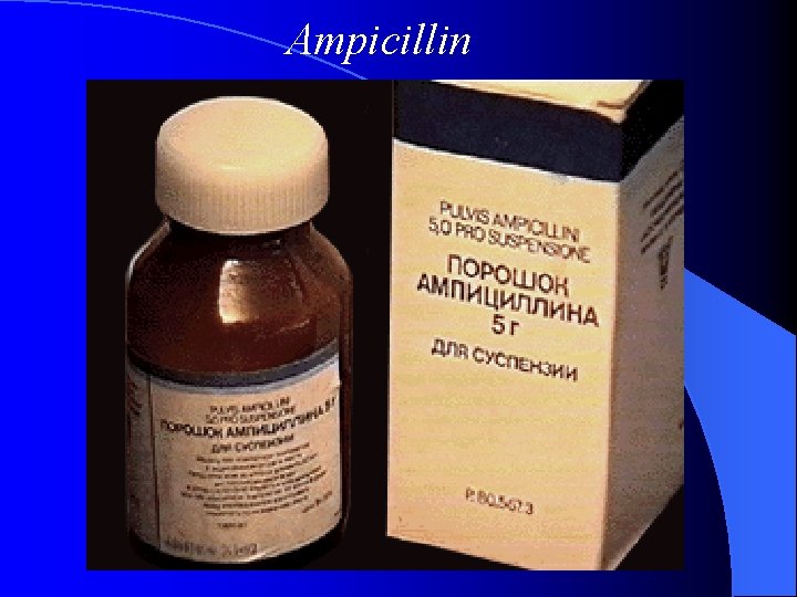 ANTIBIOTICS Principles of rational antibiotic therapy l l