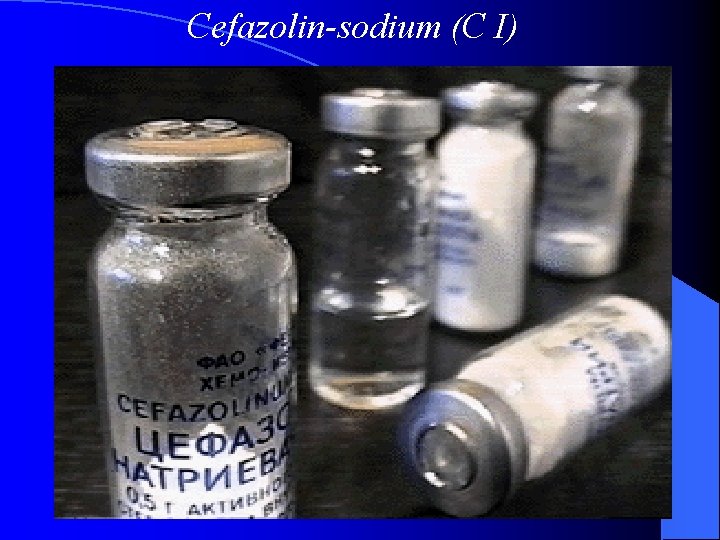 ANTIBIOTICS Principles of rational antibiotic therapy l l