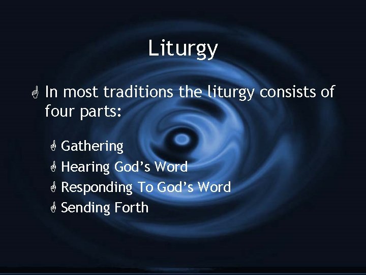 The Smoking Gold Ball and other liturgical mysteries