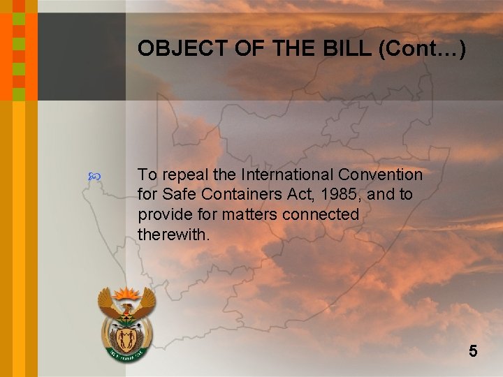 PRESENTATION TO THE SELECT COMMITTEE ON PUBLIC SERVICES