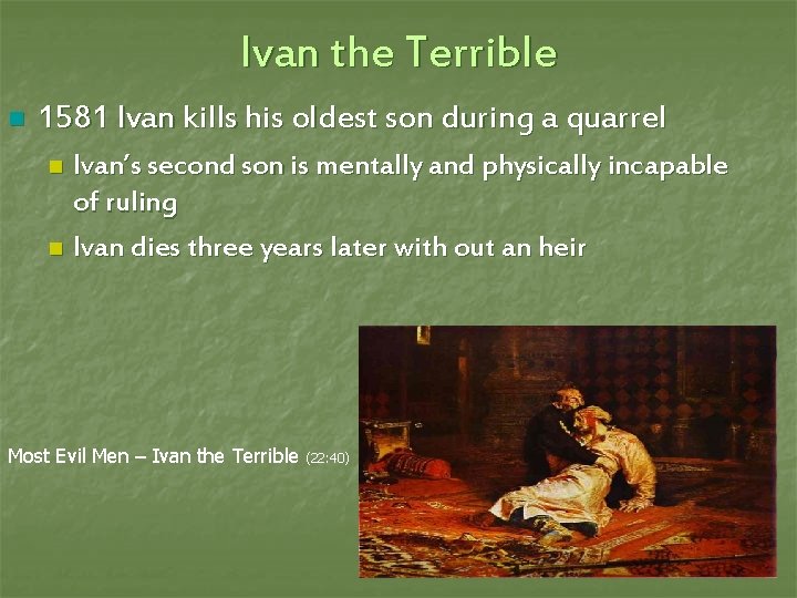 Chapter Five Section Four Absolute Rulers of Russia