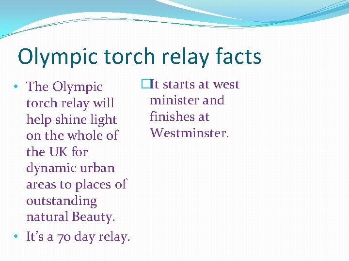 Olympic and Paralympic torch relay By Sarah Tara
