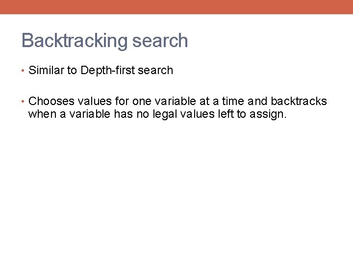 ARTIFICIAL INTELLIGENCE CSC 361 Tutorial4Exercise4 Constraint ...