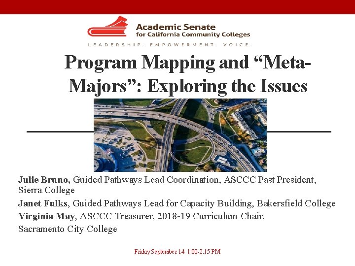 Program Mapping and Meta Majors Exploring the Issues